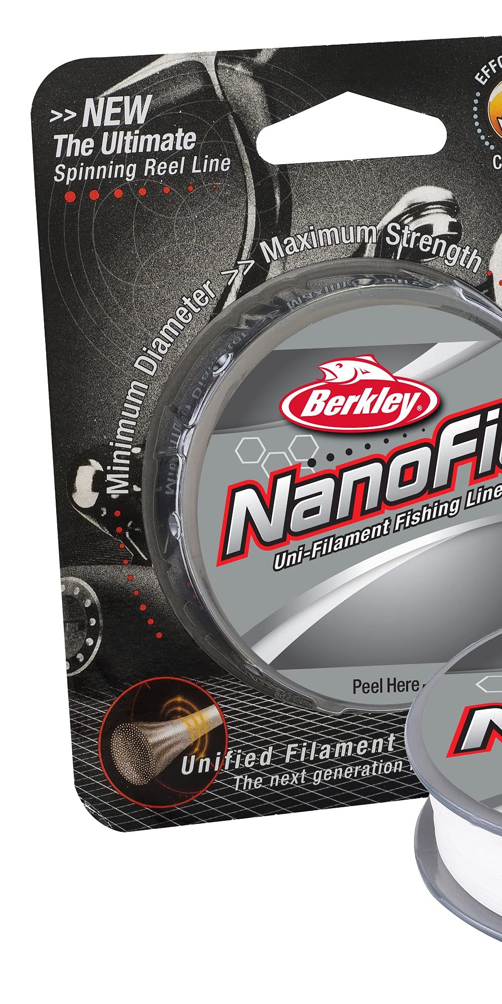 Berkley NanoFil Uni-filament Fishing Line, 10 Pound Test-150 Yard, Clear Mist