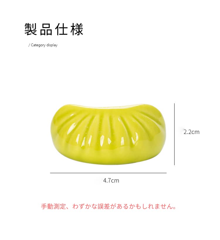 WD2819 AEOLK Dumplings Chopstick Rest 6 Piece Set Exquisite Home Decor Suitable for Family Table Use