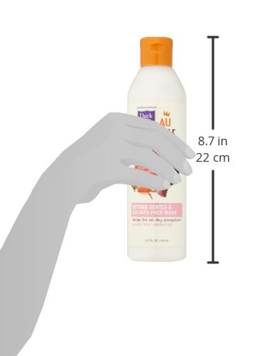 Dark and Lovely Au Natural Anti-Shrinkage Beyond Gentle and Sulfate Free Wash, 13.5 Fluid Ounce