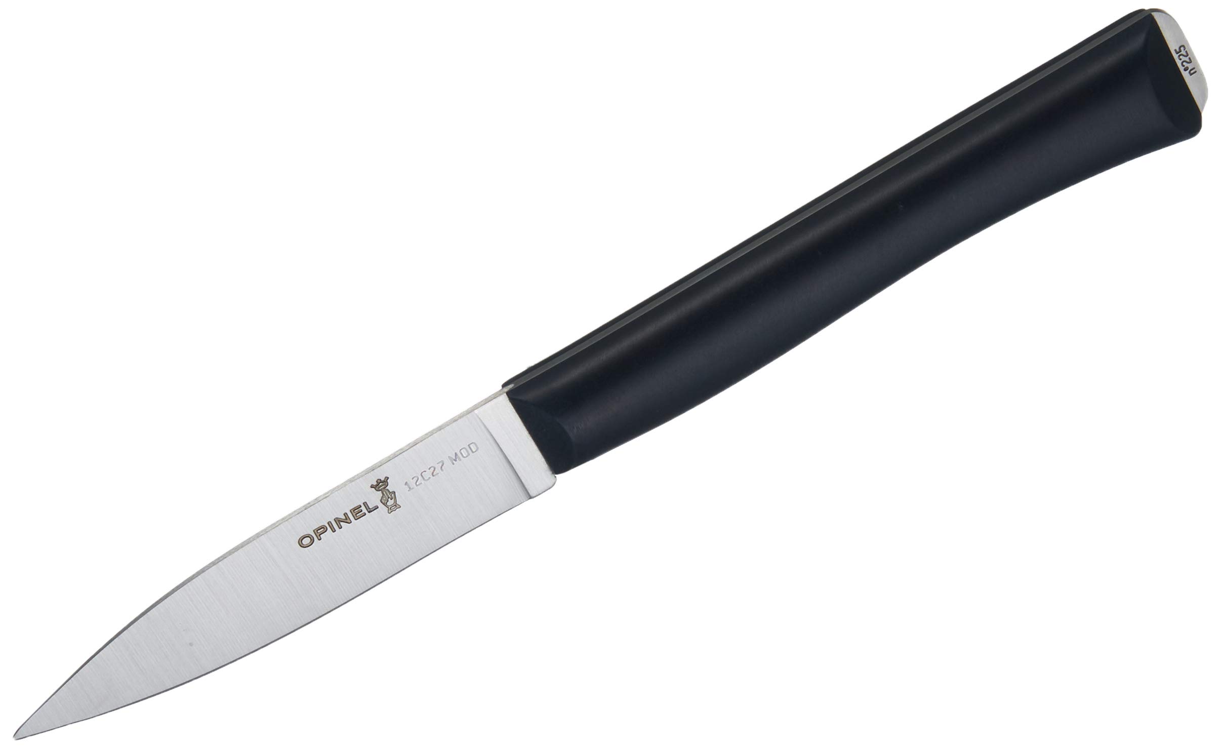 Opinel Intempora Paring Knife –Serrated High Carbon Steel Blade, Easy to Handle, Full Tang Construction, Made in Portugal