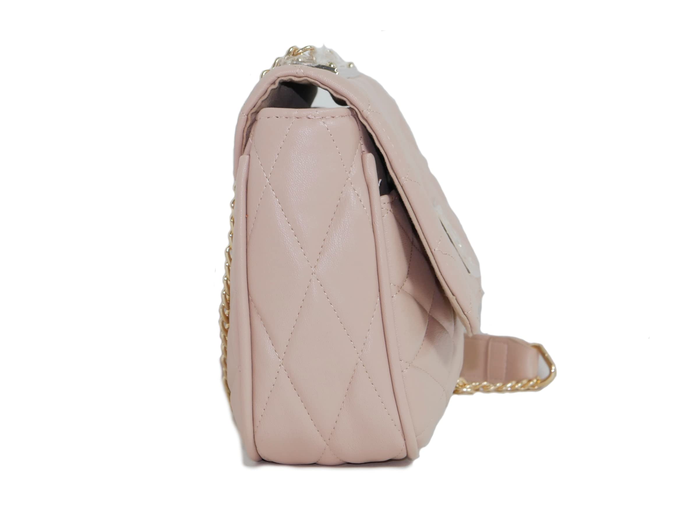 Abigail Smooth Flap Shoulder Bag Blush / One Size
