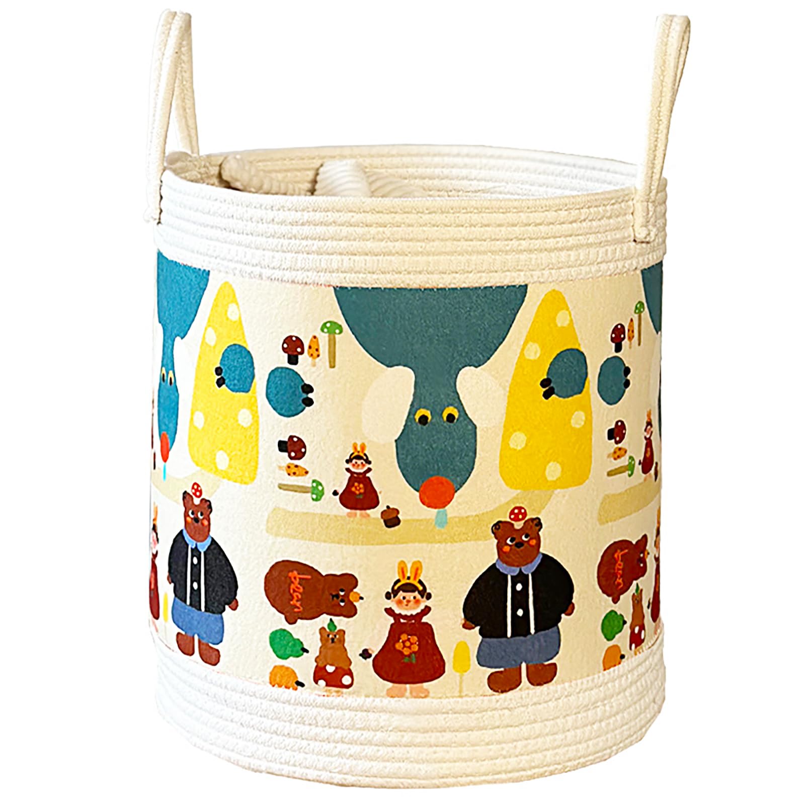 Baby Laundry Hamper,kids laundry Basket,Waterproof Storage Bin for Bedroom,Clothes Organizer Basket,Toys Box,Room Decor,1 Pack