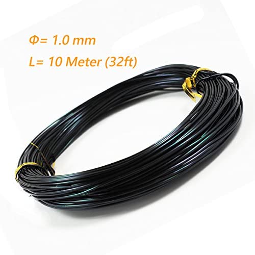 KebinfenĀ® Bonsai Training Wire Bonsai Wire kit for Bonsai Tree, with Bonsai Wire Cutter - Bonsai Wires Size 1.0 mm/ 1.5 mm/ 2.0 mm (128 Feet Total), Anti-Corrosion and Rust Resistant