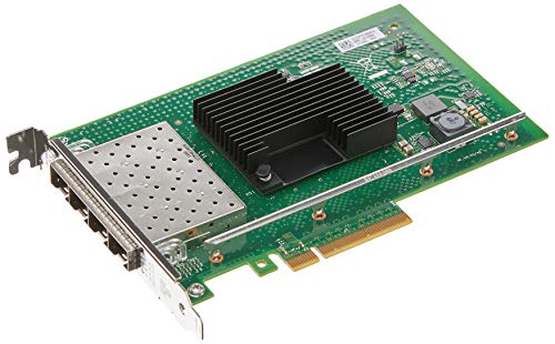 Intel Ethernet Converged X710-DA4 Network Adapter (X710DA4FH), Black, Green