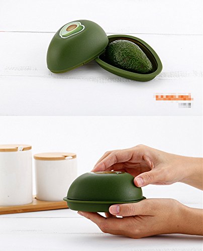 KeepingcooX Onion, Tomato, and Avocado Keepers + Avocado Slicer/Cutter Set, Vegetable Shaped Food Savers, 2 Silicone Reusable Beer Saver Caps as Gift