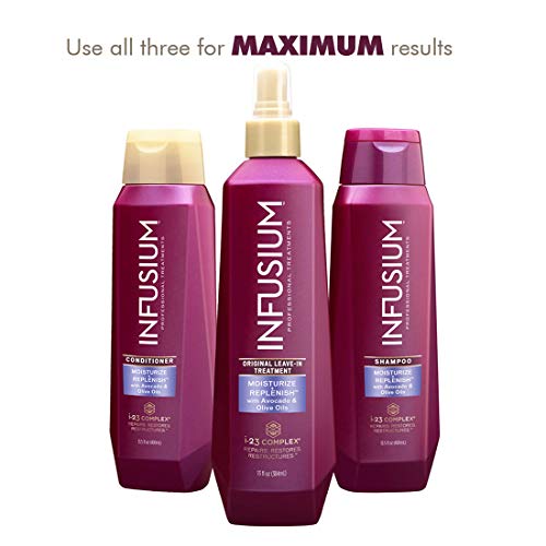 Infusium Repair & Replenish Nourishing Conditioner, with Keratin & Argan Oil, for All Hair Types, 13.5 fl oz