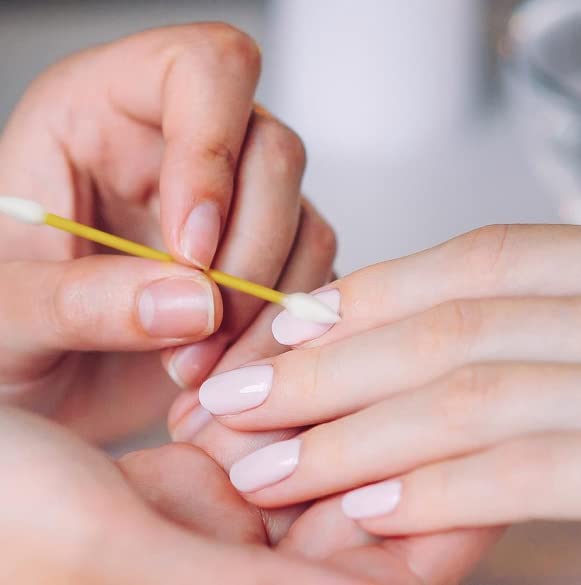 Fran Wilson NAIL TEES COTTON TIPS 120 Count (2 PACK) - The Ultimate Nail Tool, Multi-Purpose Double-sided Swabs with Pointed Ends for Precise Touch-ups and the Perfect At-Home Manicure & Pedicure