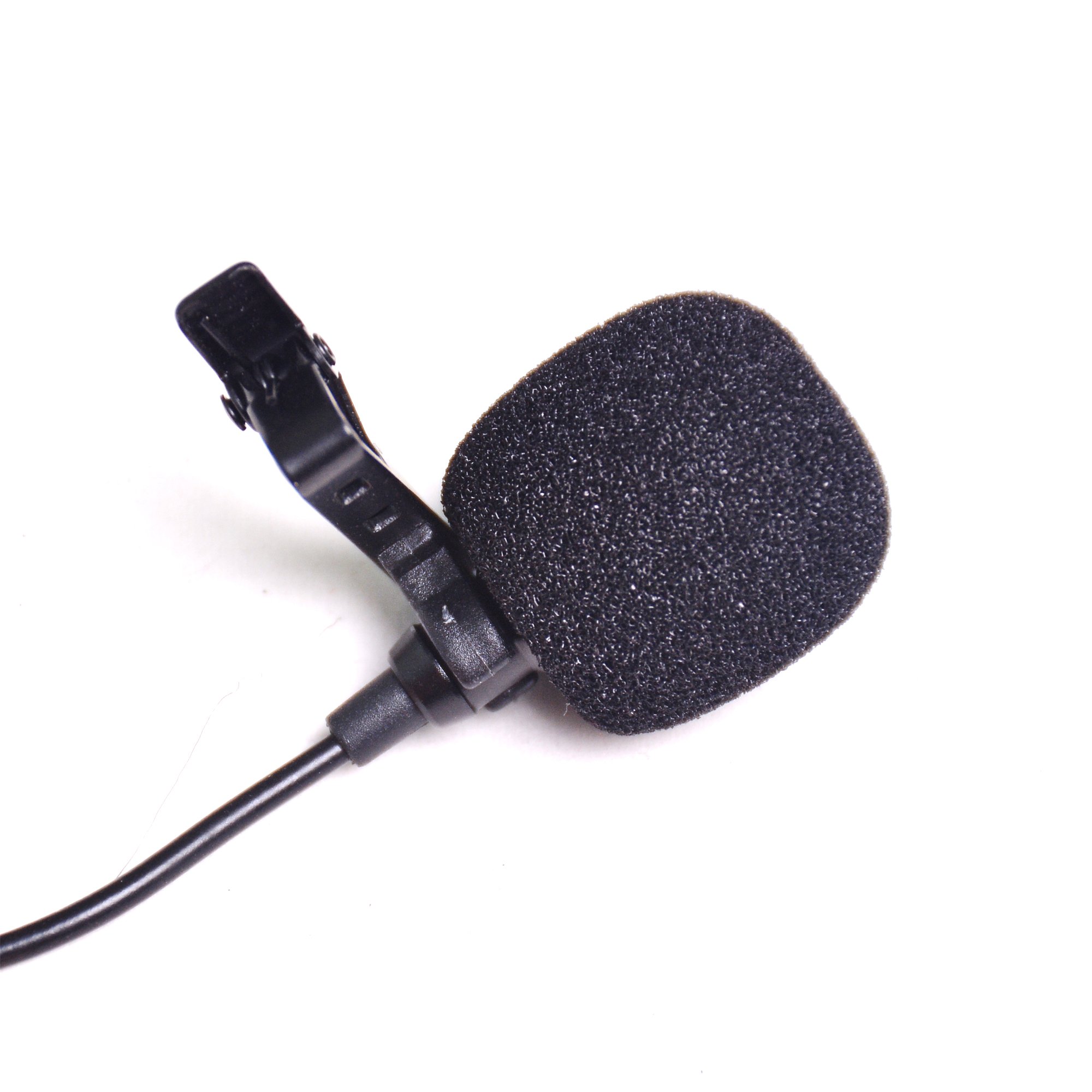 Bestshoot Lavalier Microphone Lapel Clip and Foam Windscreen Cover, 5 Packs Lavalier Microphone Replacement, Metal Tie Collar Clip for Omnidirectional Condenser Mic, Boya Saramonic Maono.