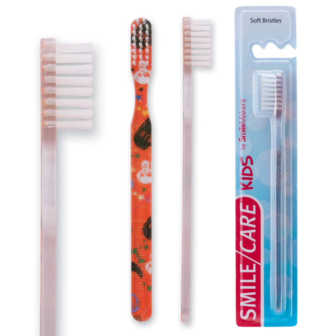 SmileCare Youth Halloween Scatter Print Toothbrush - Dental Hygiene Products and Supplies - 48 per Pack