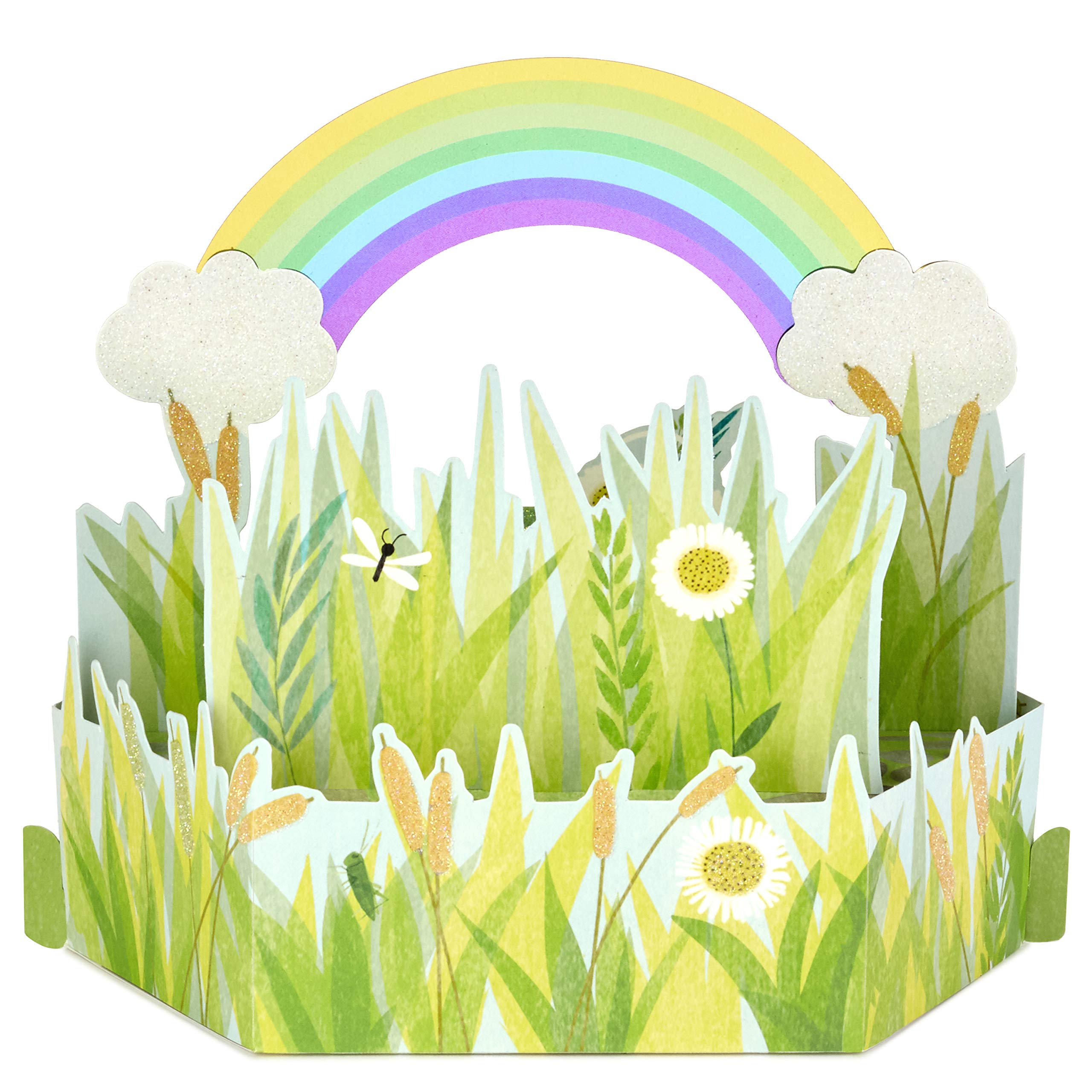 Hallmark Paper Wonder Thinking of You, Get Well Pop Up Card (Rainbow)