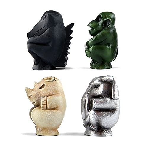 Chronicle Collectibles JUMANJI Game Oversized Collector Player Pieces Solid Polyresin Set of 4
