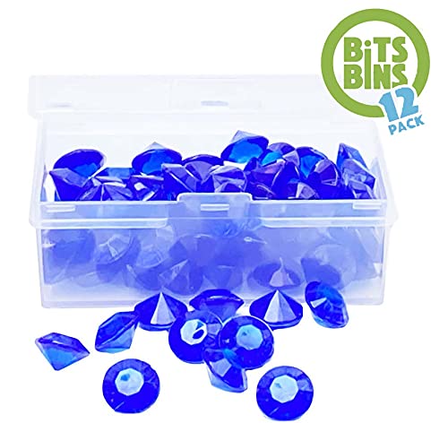 BitsBins Board Game Piece Storage and Organizers, Accessories that Organize Tokens and Components Both in the Game Box and During Game Play | Includes 12 BitsBins | Original Measures 3.2" X 2" X 1.25"