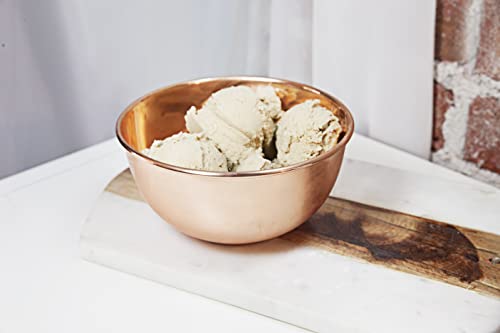 Alchemade Set of 2 Copper Ice Cream Bowls - 100% Pure Copper Bowls For Your Copper Kitchenware & Copper Dishware Collection - For Everyday Kitchen Use Or As A Metal Decorative Bowl