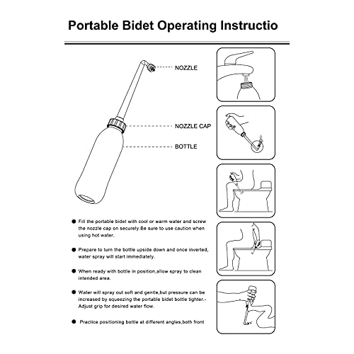 Awinner Bidet Toilet Seat Attachment,Non-Electric Ultra-Thin Fresh Water Sprayer Bidet with Self Cleaning Dual Nozzle,Adjustable Water Pressure Bidet Attachment for front and rear wash