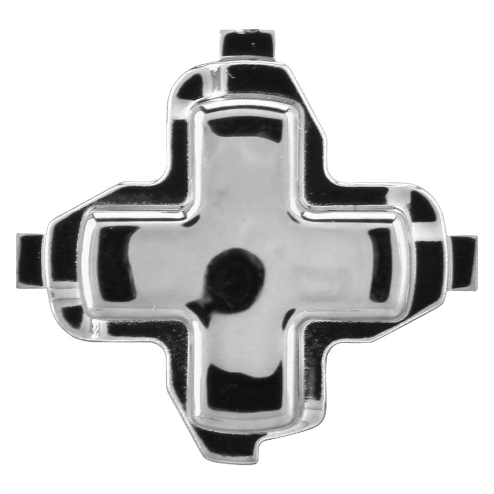 Colorful Buttons Set for One Controller, Game LB RB LT RT Screwdriver Kit Replacement Part Tool(Silver)