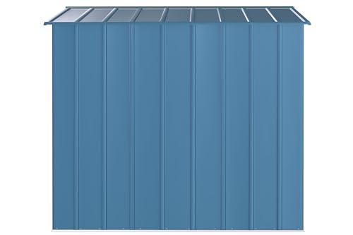 Arrow Sheds 10' x 7' Outdoor Steel Storage Shed, Blue