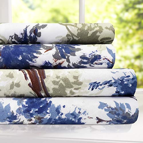 King Size Sheets - Breathable Luxury Bed Sheets with Full Elastic & Secure Corner Straps Built In - 1800 Supreme Collection Extra Soft Deep Pocket Bedding Set, Sheet Set, King, Florence