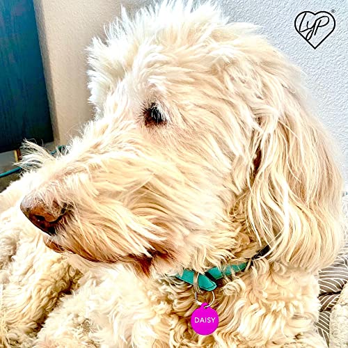 Love Your Pets Classic Pet ID Tags β Aluminum 2 Sided Deep Engraved Dog Tags-Made in The USA-Personalized Dog ID Tags, Cat Tags & Pet Tags