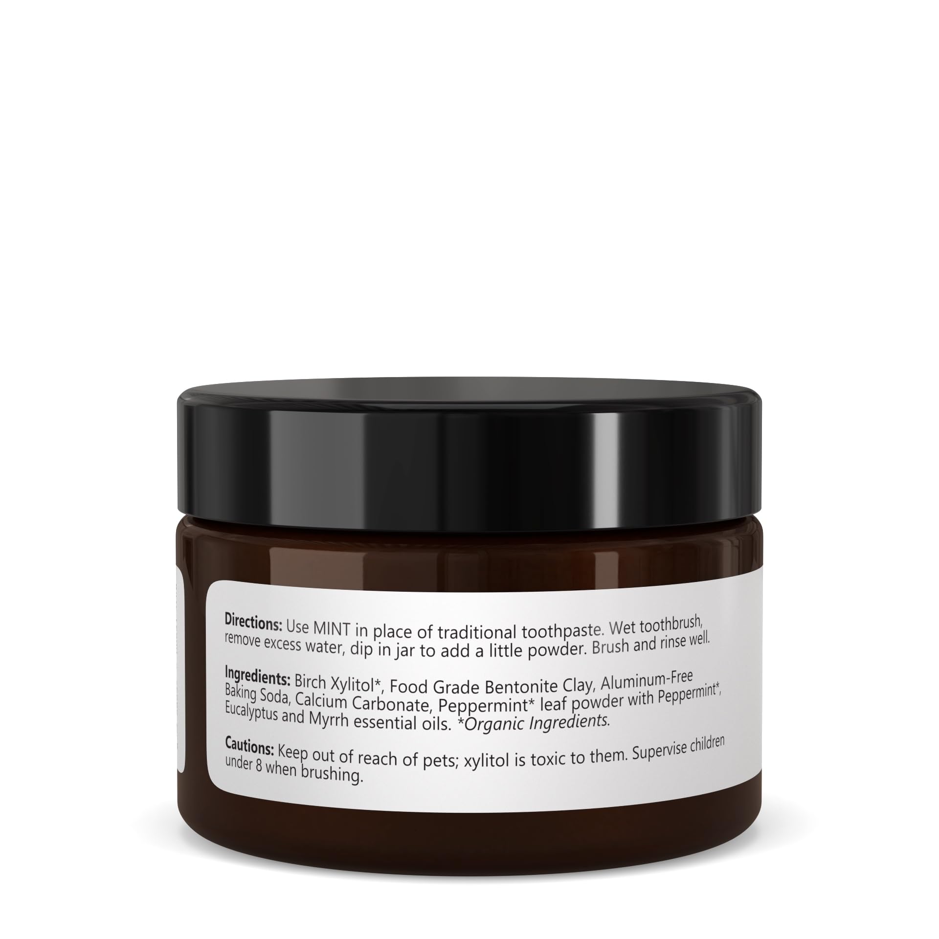 Isabella’s Clearly Mint Remineralizing Tooth Powder | Teeth Whitening Natural Fluoride Free Toothpaste for Adults, Kids, Sensitive Teeth and Gums | Xylitol, Baking Soda, Clay, Calcium (Mint Flavor)