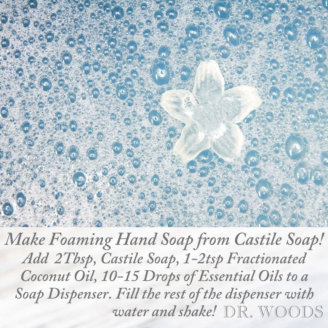 Dr. Woods Pure Peppermint Liquid Castile Soap, 32 Ounce (Pack of 3)