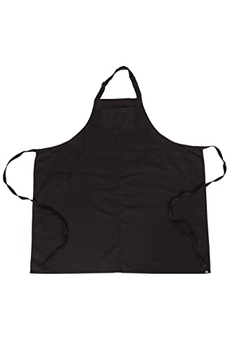 Chef Works Unisex Rockford Chefs Bib Apron, Steel Grey, One Size