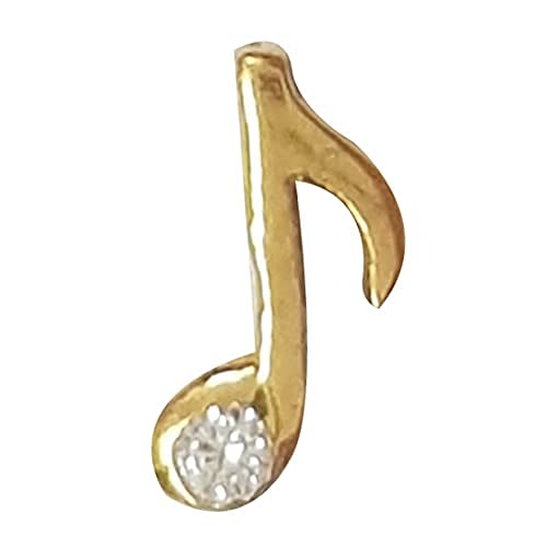 Adastra Blings Music Note Tooth Gems Teeth Charm Sticker Band Beat 925 Sterling Silver