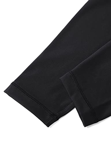 CRZ YOGA Women's Brushed Naked Feeling Yoga Leggings 25" - High Waisted Athletic Workout Leggings Yoga Pants Black Medium