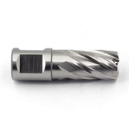 Annular Cutter JESTUOUS 3/4 Inch Weldon Shank 11/16 Cutting Diameter 1 Cutting Depth with Two-Flat HSS Kit for Magnetic Drill Press,1 Piece