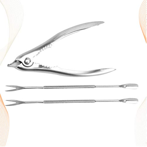 Cabilock Brazil Nuts 3pcs Seafood Tools Crab Crackers Multifunctional Pecan Walnut Plier Opener for Lobster Crab Nut Crawfish Prawns Seafood BBQ Kitchen Tools Brazil Nuts Cleaning Tools