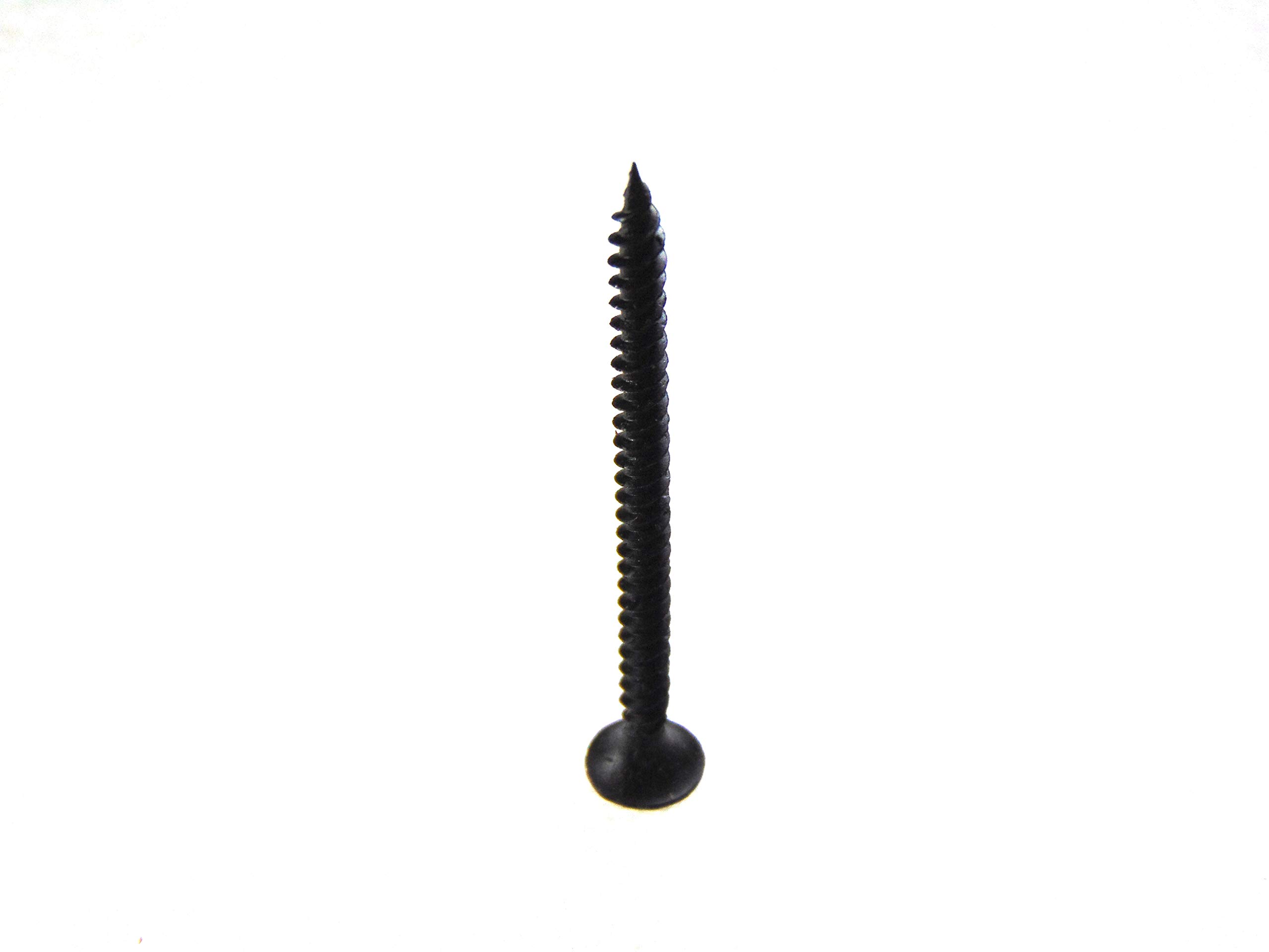 Phosphate Coated Stainless Flat Head Phillips Wood Screw M3.5 Black Finish by Boltstar (1 - 3/4 inch)