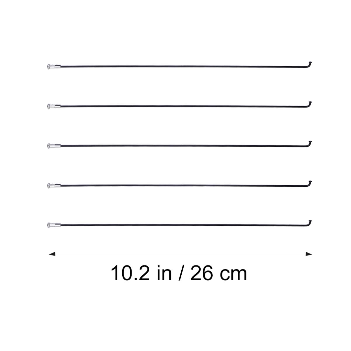 36pcs 14G J Bend Bicycle Steel Spokes Mountain Bike Spokes 260mm with
