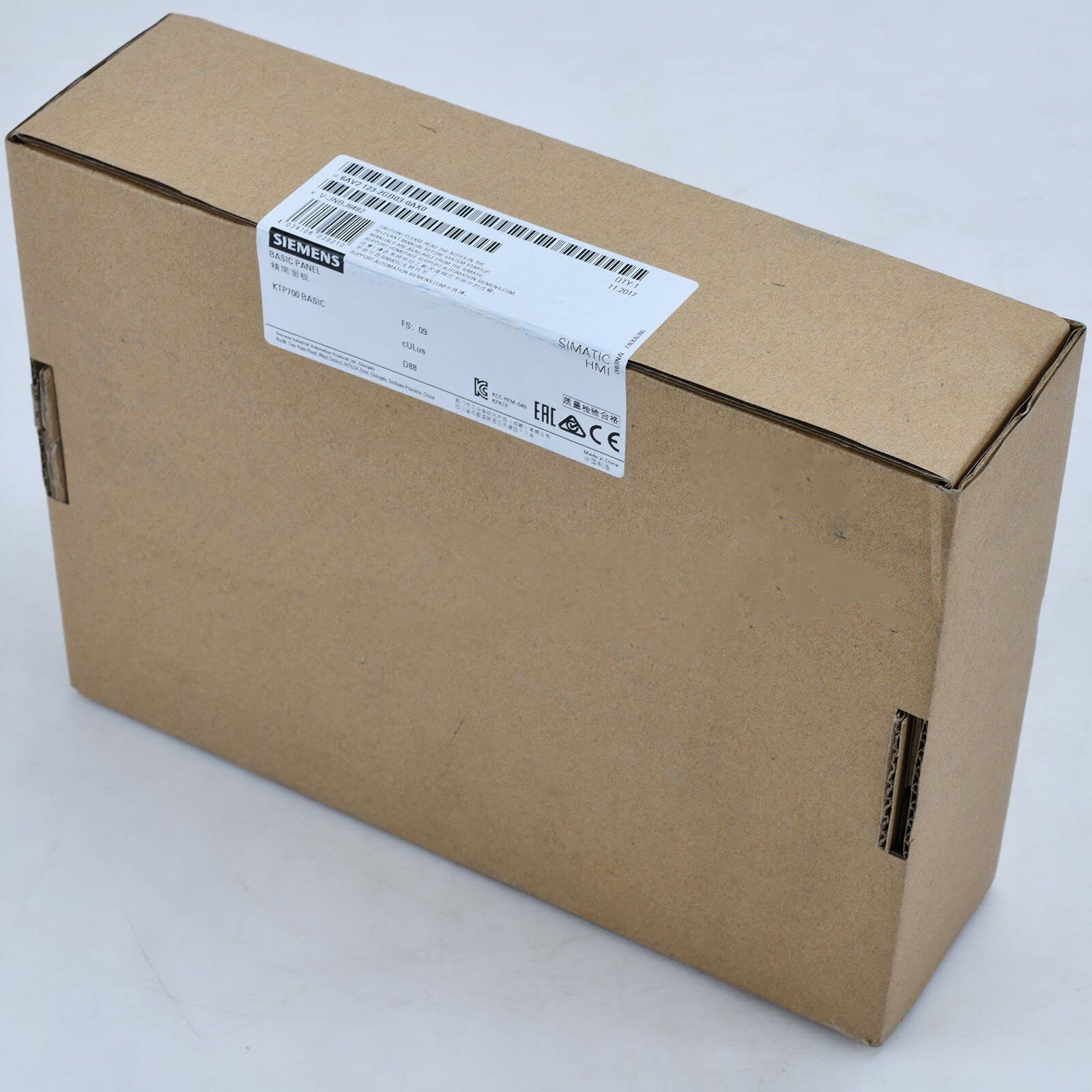 6AV2123-2GB03-0AX0 SIMATIC HMI Basic Panel, KTP700 Basic, Key/Touch Operation, 7" TFT Display 6AV2 123-2GB03-0AX0
