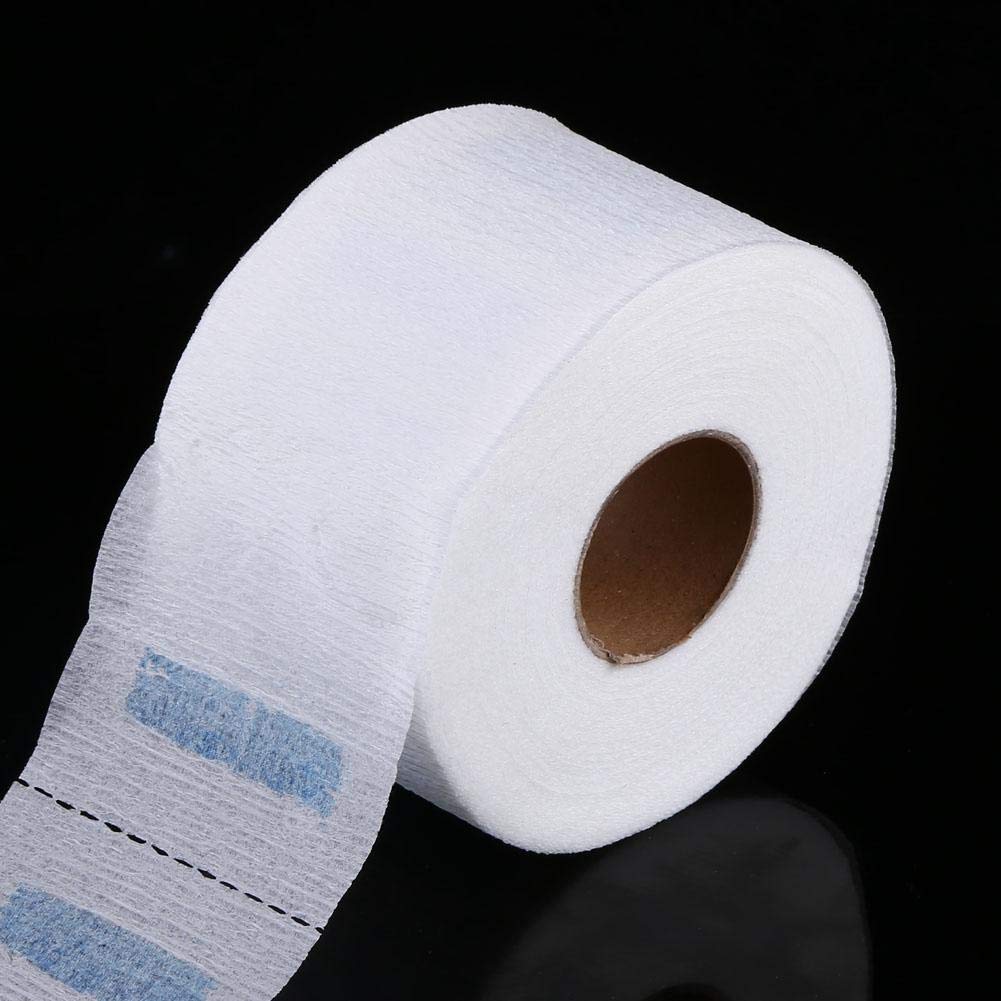 5 Set Pro Disposable Neck Paper Strips, Barber Salon Stretchable Neck Covering Paper Rolls Hair Cutting Accessory Hairdressing Hairstyles Tools