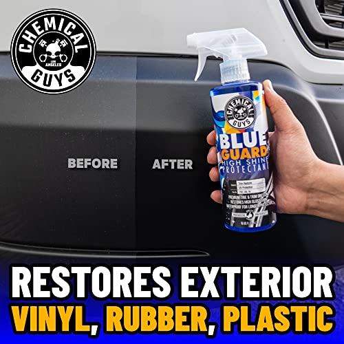 Chemical Guys TVD_103_16 Blue Guard II Wet Look Premium Sprayable High Gloss Shine Dressing and Conditioner for Rubber and Plastic Safe for Cars, Trucks, Motorcycles, RVs & More, 16 fl oz