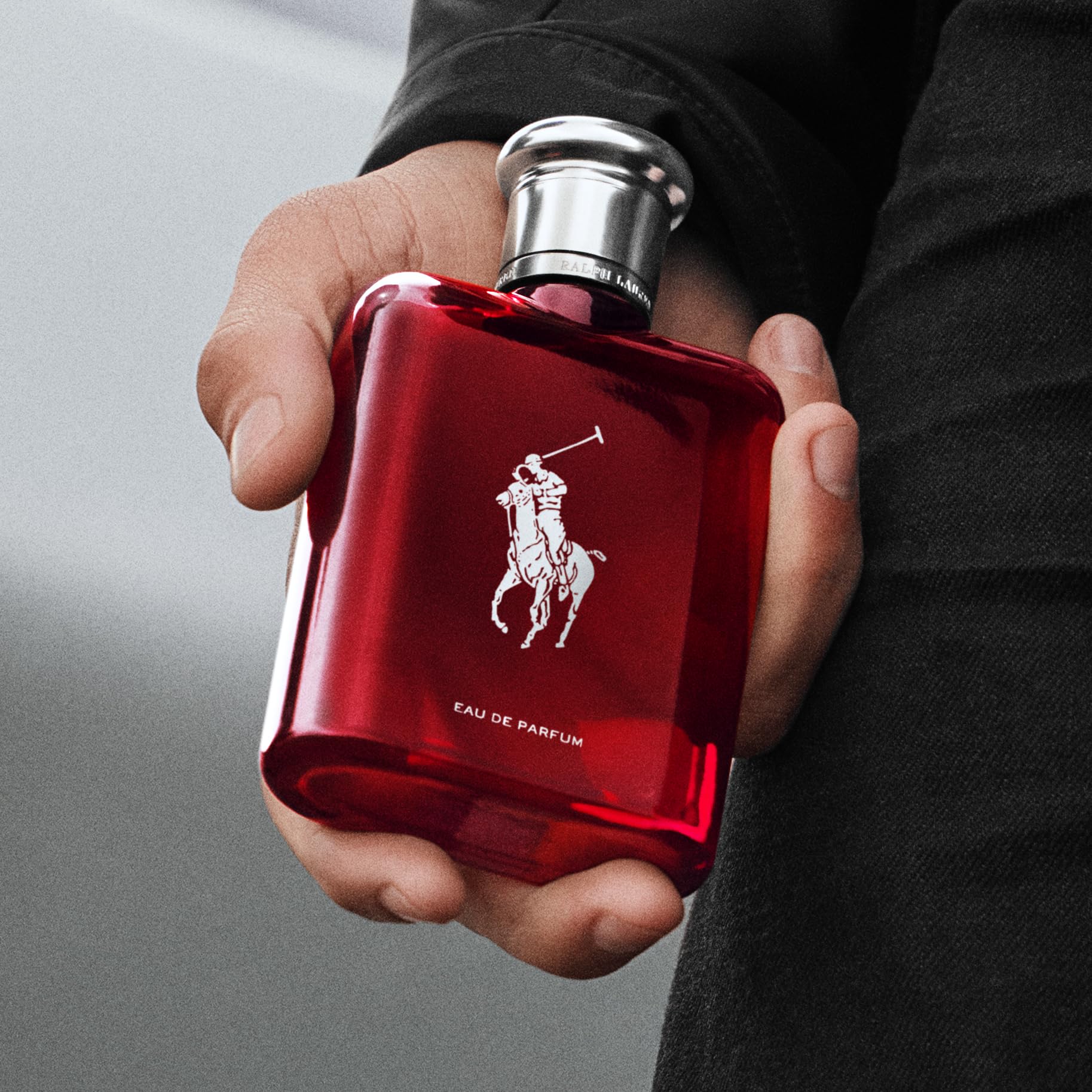 RALPH LAUREN FRAGRANCES Polo Red - Eau de Parfum - Men's Cologne - Woody & Spicy - With Ginger, Sage, and Cedarwood - Medium Intensity - 4.2 Fl Oz