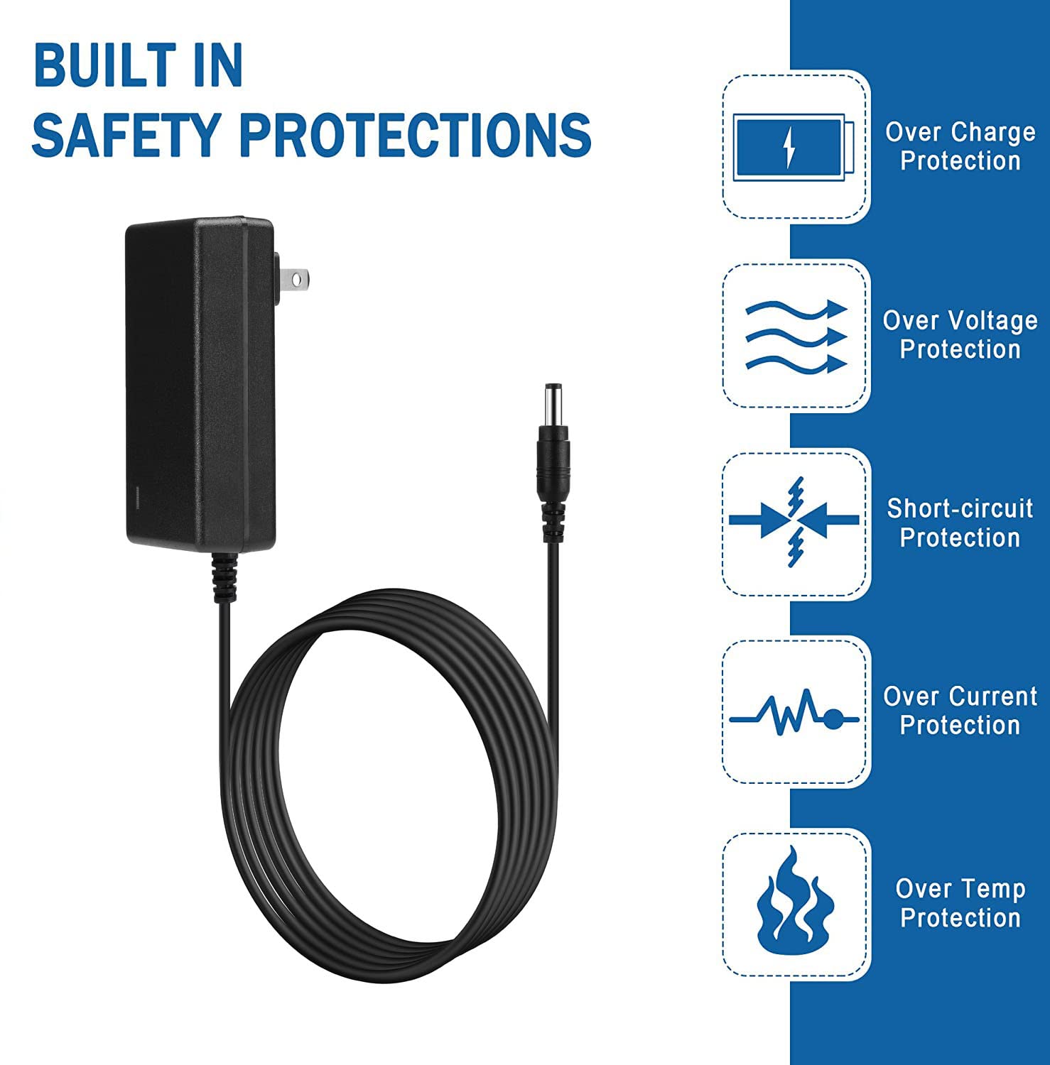 AC/DC Adapter Charger Power Cord Compatible with Roomie Tec Vincent SL587 SL587A Dylon RMDY595 Cordless Vacuum Cleaner Vac Power Supply