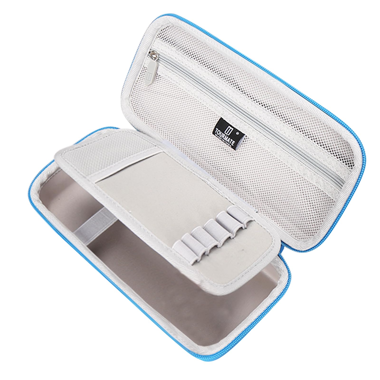 Tourmate Hard Stethoscope Case for 3M Littmann Classic III/Lightweight II S.E. /Cardiology IV Diagnostic/MDF Acoustica Deluxe Stethoscopes, Case Only (Blue)