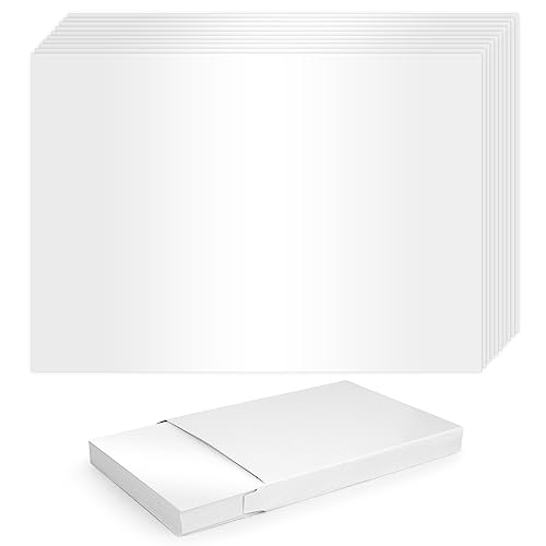 5X7 Metallic White Shimmer Card Stock Printer Paper 100lb 50 Pack Blank Pearlescent Index Cards Flat 300gsm for Invitations, Postcard,Photo Paper,Card Making