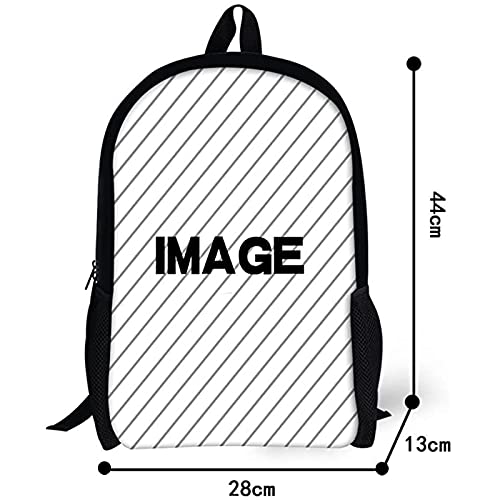 Binienty Solar System Planets Print Custom Kids School Shoulder Bookbag, Casual Backpack, Zipper Closure