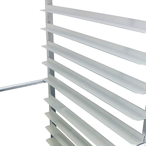 Excellante ALSPR020 20-Tier Pan Rack with 4 Casters (2 Locking, 2 Regular) 20 1/4" x 26" x 69 1/4", Kockdown, NSF, Comes in Set