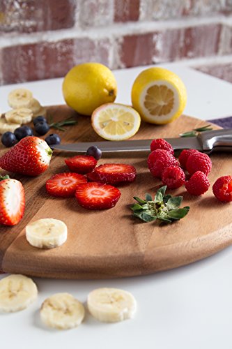 Ironwood Gourmet - 28198 Ironwood Gourmet Round Everyday Cutting Board, 14 x 14 x 0.75 inches