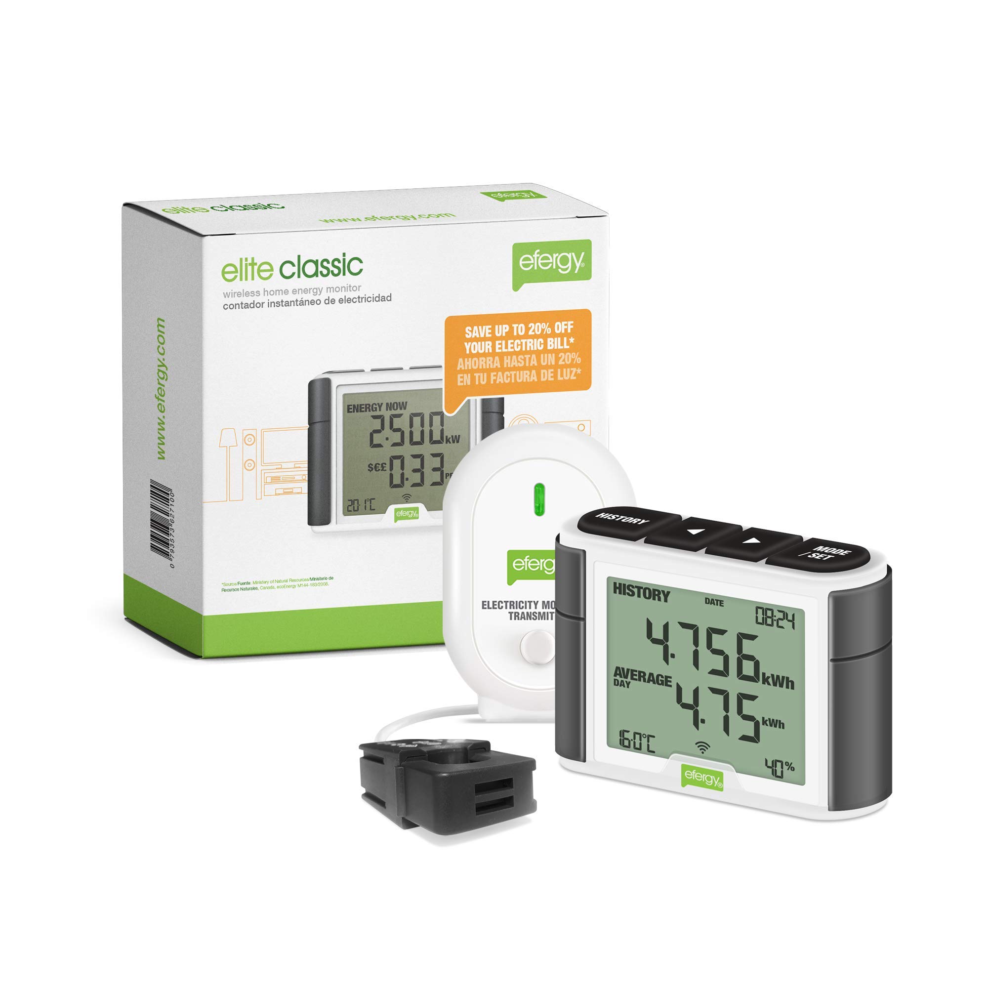 efergy Elite 4.0 Wireless Electricity Monitor