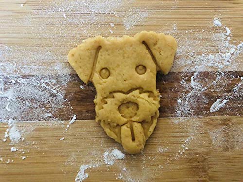 Airedale Terrier Cookie Cutter and Dog Treat Cutter - Dog Face - 3 inch