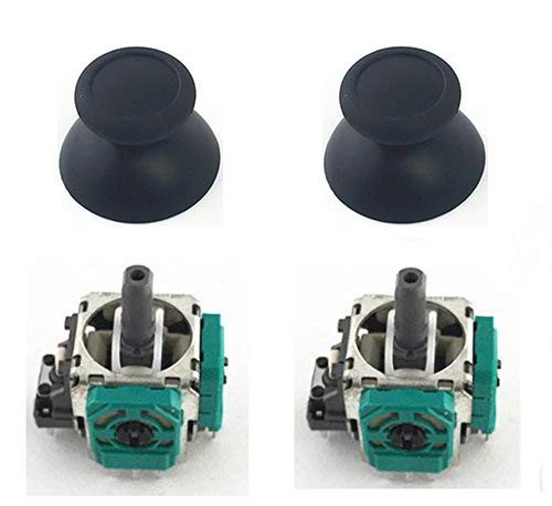 3D Analog Joystick + Thumb Stick Grip Cap Rocker Cover Sensor for Switch NS NX Pro Controller Replacement