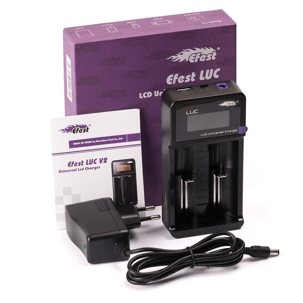 Efest LUC Charger with Digital LCD Battery Readout