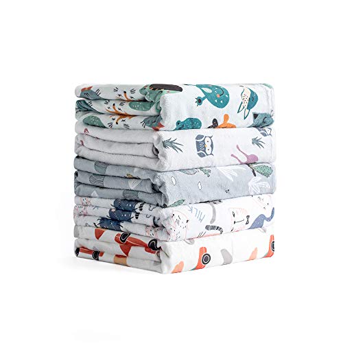 Hofasiii Unisex Boy Girl Lightweight Comfortable Super Soft Plush Minky Baby Blanket in 30ββx40ββ ,Newborn Receiving Baby Cat Blankets with Dotted Backing