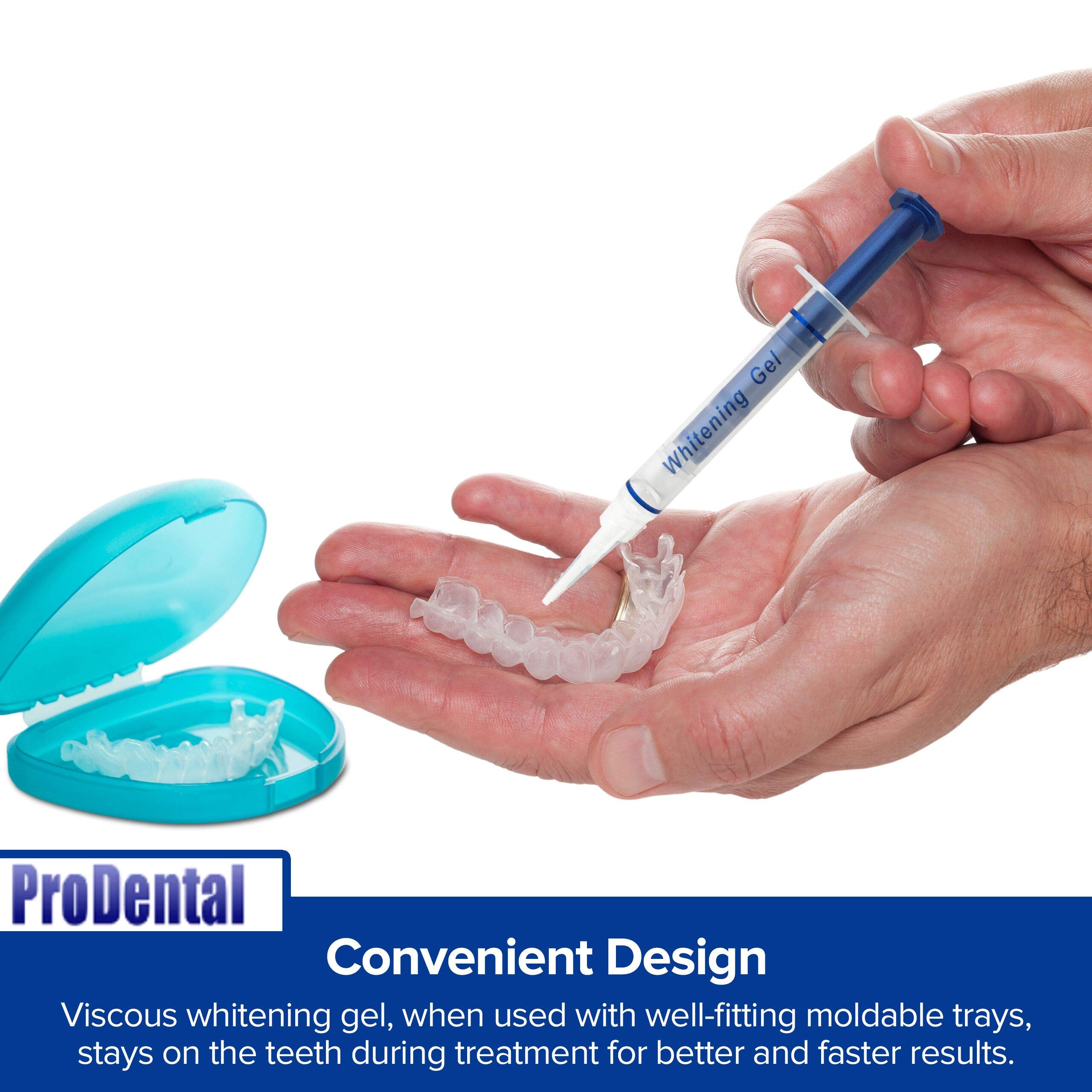 ProDental Thin and Trim Mouth Guard for Grinding Teeth – 6 Pack, USA Made, Bonus: Teeth Whitening System Included, Night Guard Stops Bruxism - Teeth Clenching, Customizable Dental Tray - No BPA