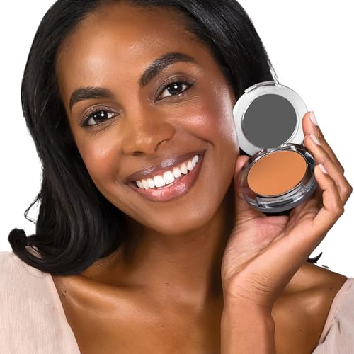 PUR Beauty 4-in-1 Pressed Mineral Makeup Powder Foundation with SPF 15 - Concealer & Finishing Compact Pressed Powder for Face - Buildable Medium to Full Coverage Foundation Powder (Light Porcelain)
