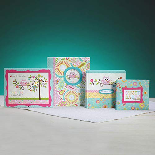 C.R. Gibson 'Sweet Baby' Pink Owl First Five Years Girl Memory Baby Book, 64pgs, 10'' W x 11.75'' H