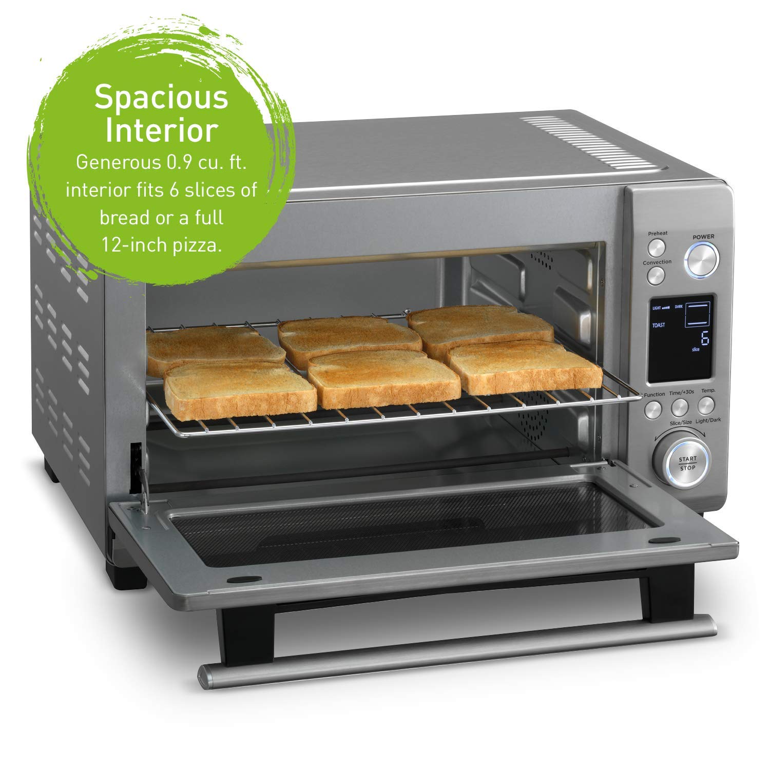 6 Slice Stainless Steel Toaster Oven